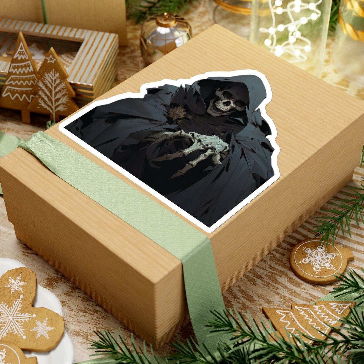 Grim Reaper Sticker - Etsy