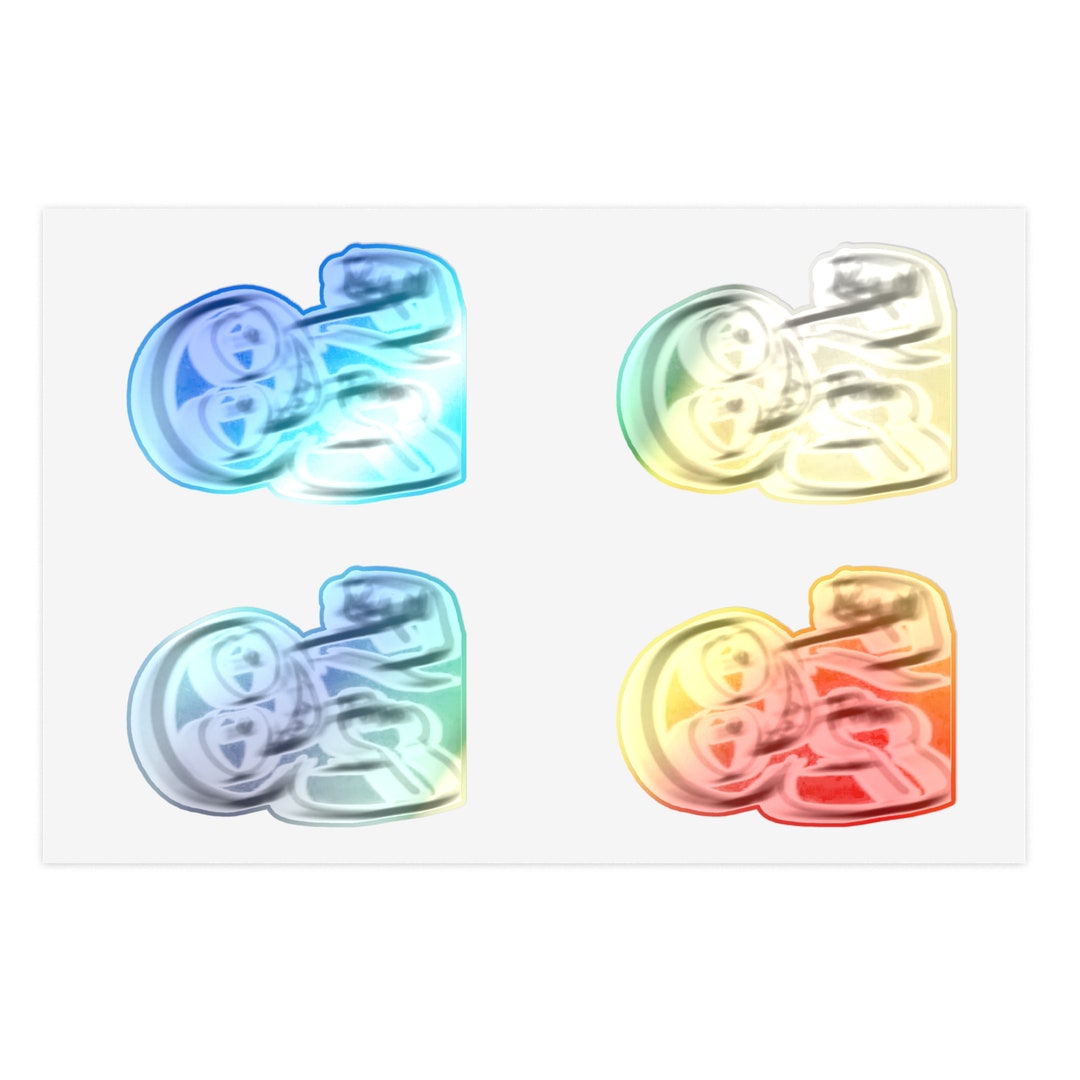 Cursed Holographic Excited Meme Sticker Sheets, (5 Sheets) - Etsy