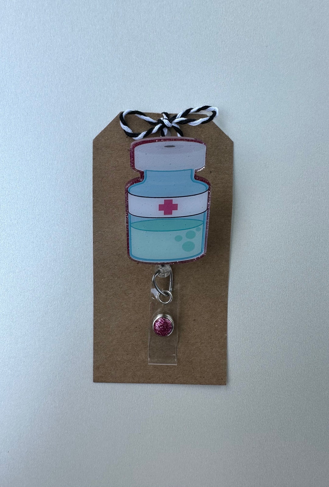 Vial Badge Reel/medicine Badge Reel/healthcare Badge Reel - Etsy