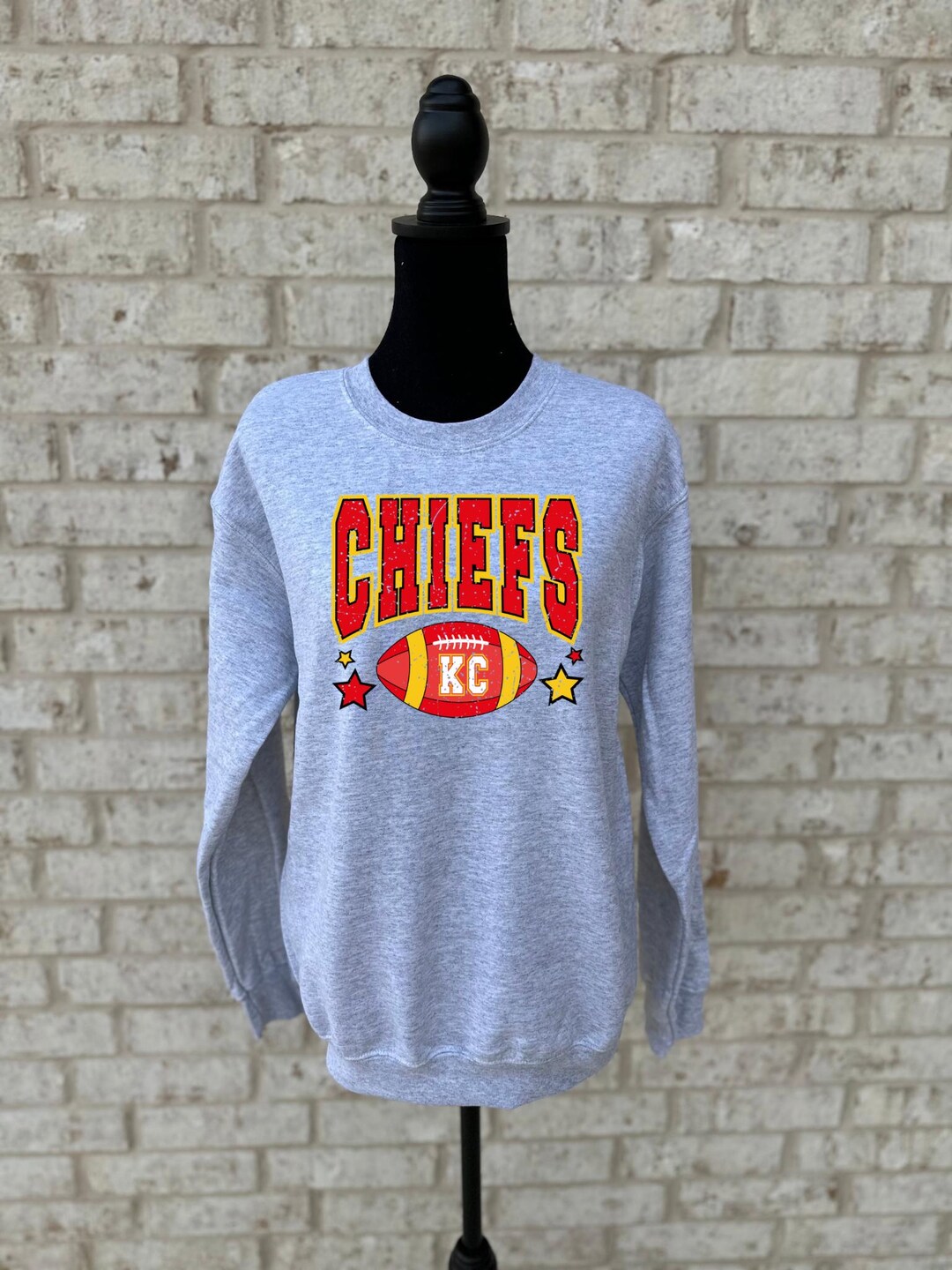 KC Chiefs Shirt/red and Yellow Chiefs Shirt/chiefs Shirt/chiefs ...