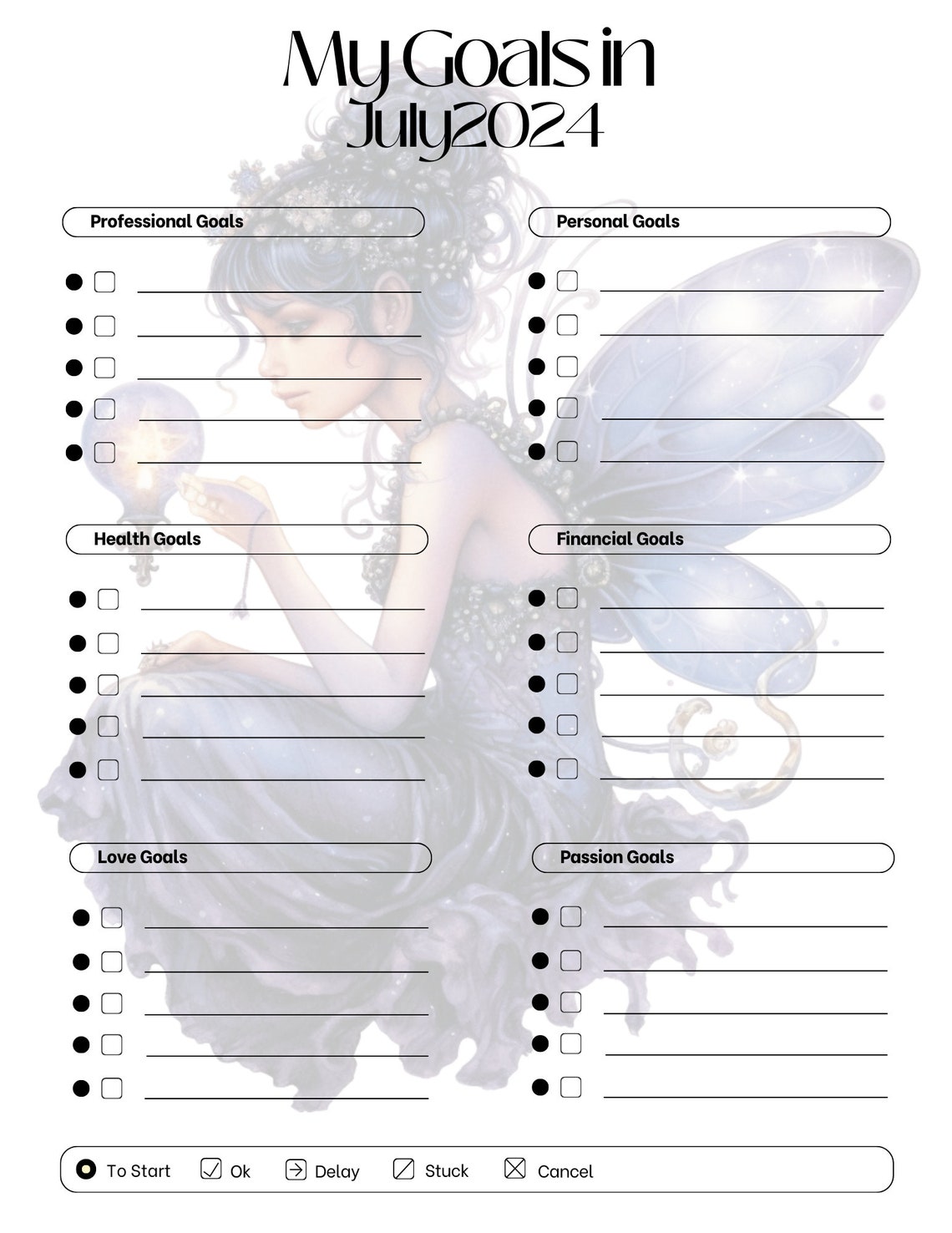 2024 Fairy E-calendar - Etsy