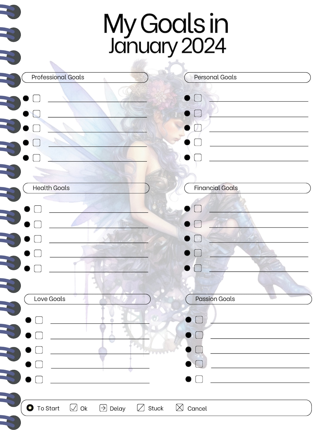 2024 Fairy E-calendar - Etsy