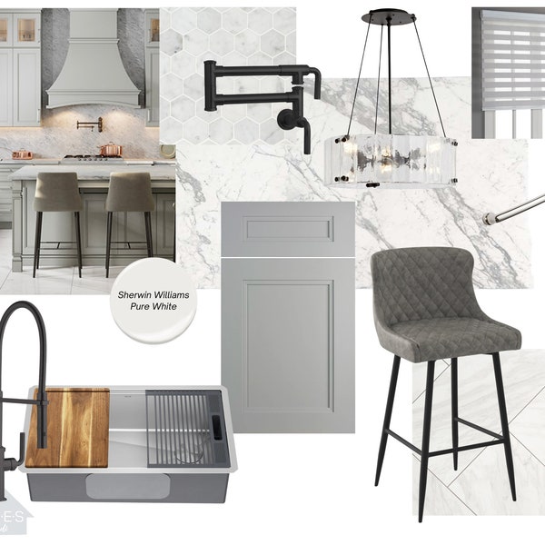 Kitchen Mood Board - Etsy
