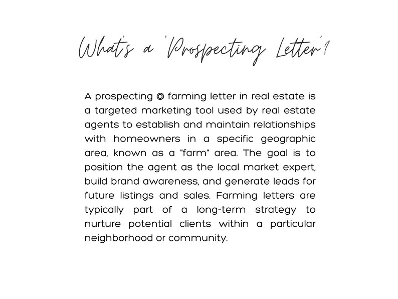 Real Estate Prospecting Letter | Renter to Buyer, Realtor Marketing ...