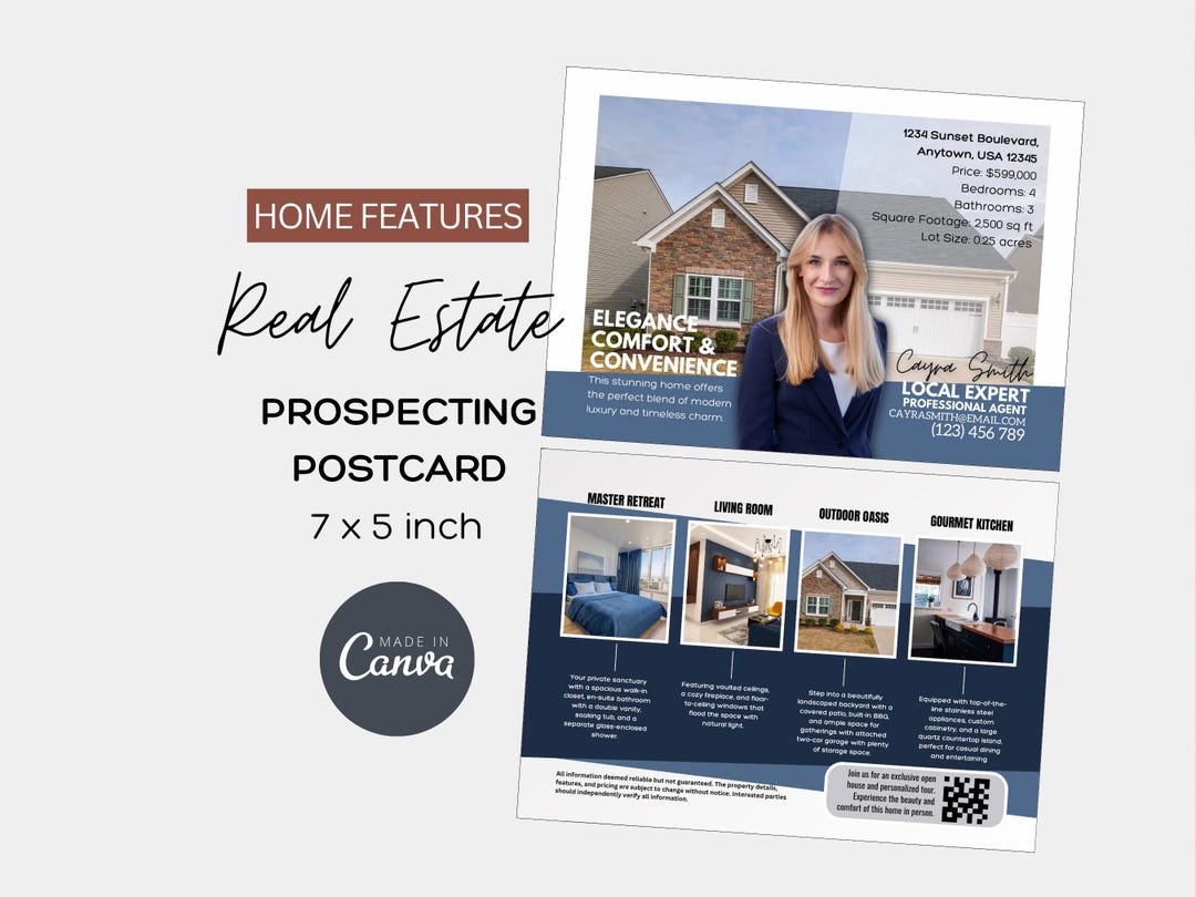 HOME FEATURE Prospecting Real Estate Postcard Realtor Marketing ...
