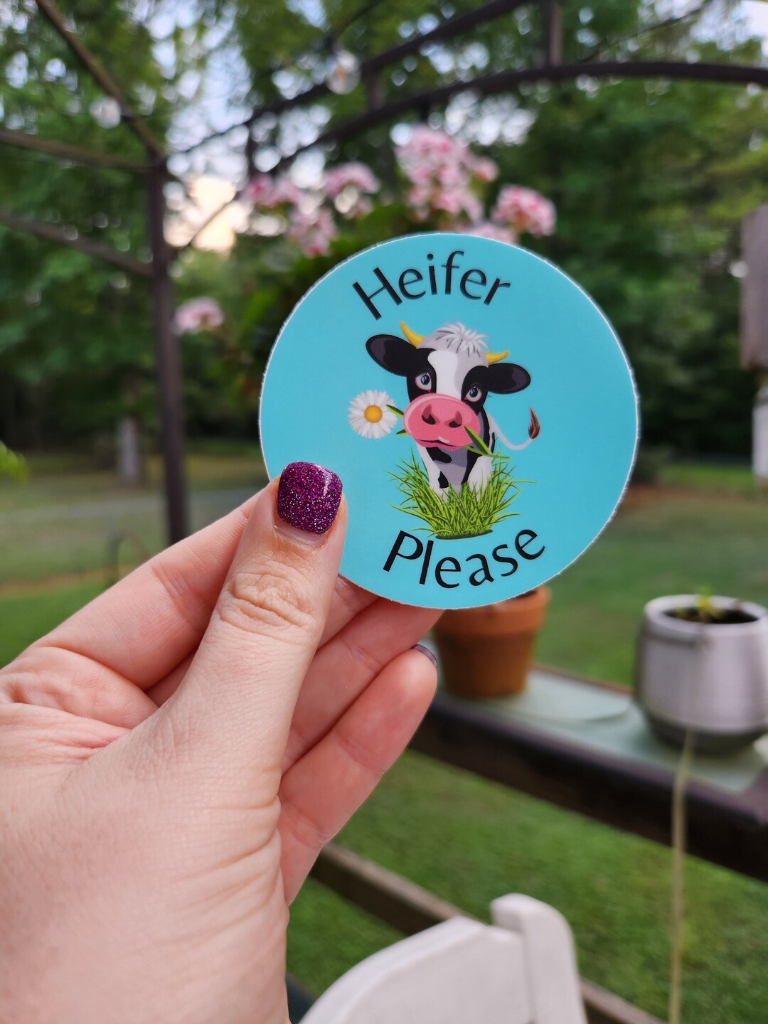 Heifer Please Sticker, Cow Sticker, Farm Sticker - Etsy