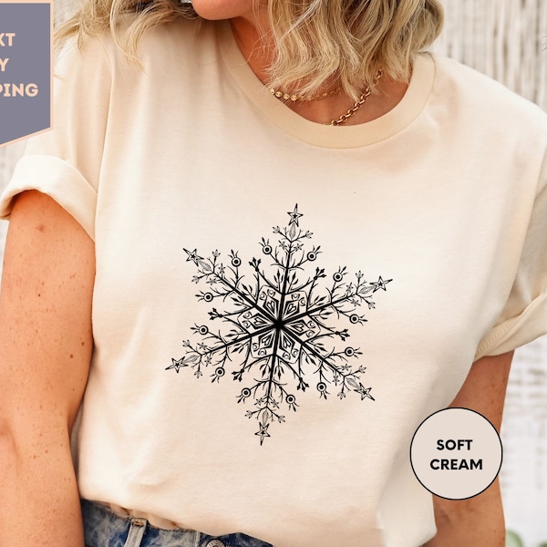 Snowflake Shirt - Etsy