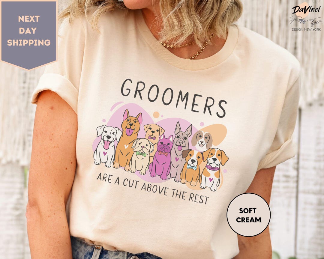 The Groomer Shirt, Cute Pet Grooming Shirt, Dog Stylist Hoodie, Animal ...