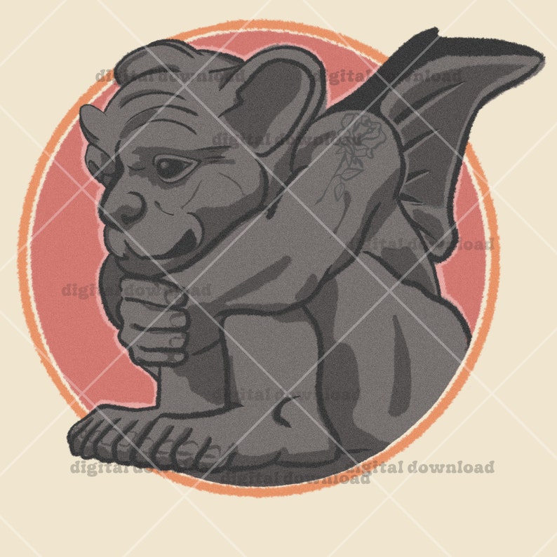 Gargoyles Digital Download Printable Poster - Etsy