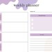 Organize & Thrive: Weekly Printable Planner for Wellness and ...