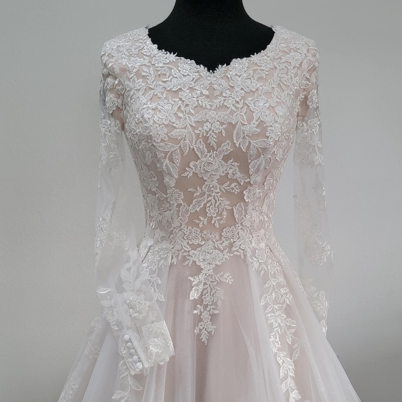 Lace Modest Dress Wedding - Etsy