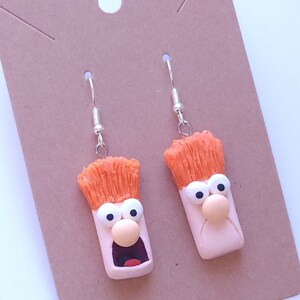 The Muppets Beaker Earrings - Mix or Match - Made to Order - Etsy