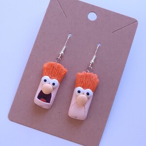 The Muppets Beaker Earrings - Mix or Match - Made to Order - Etsy
