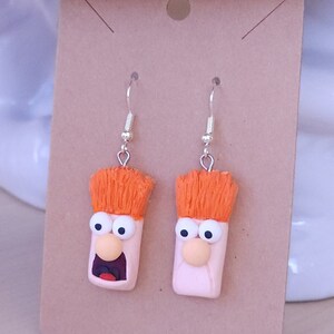 The Muppets Beaker Earrings - Mix or Match - Made to Order - Etsy
