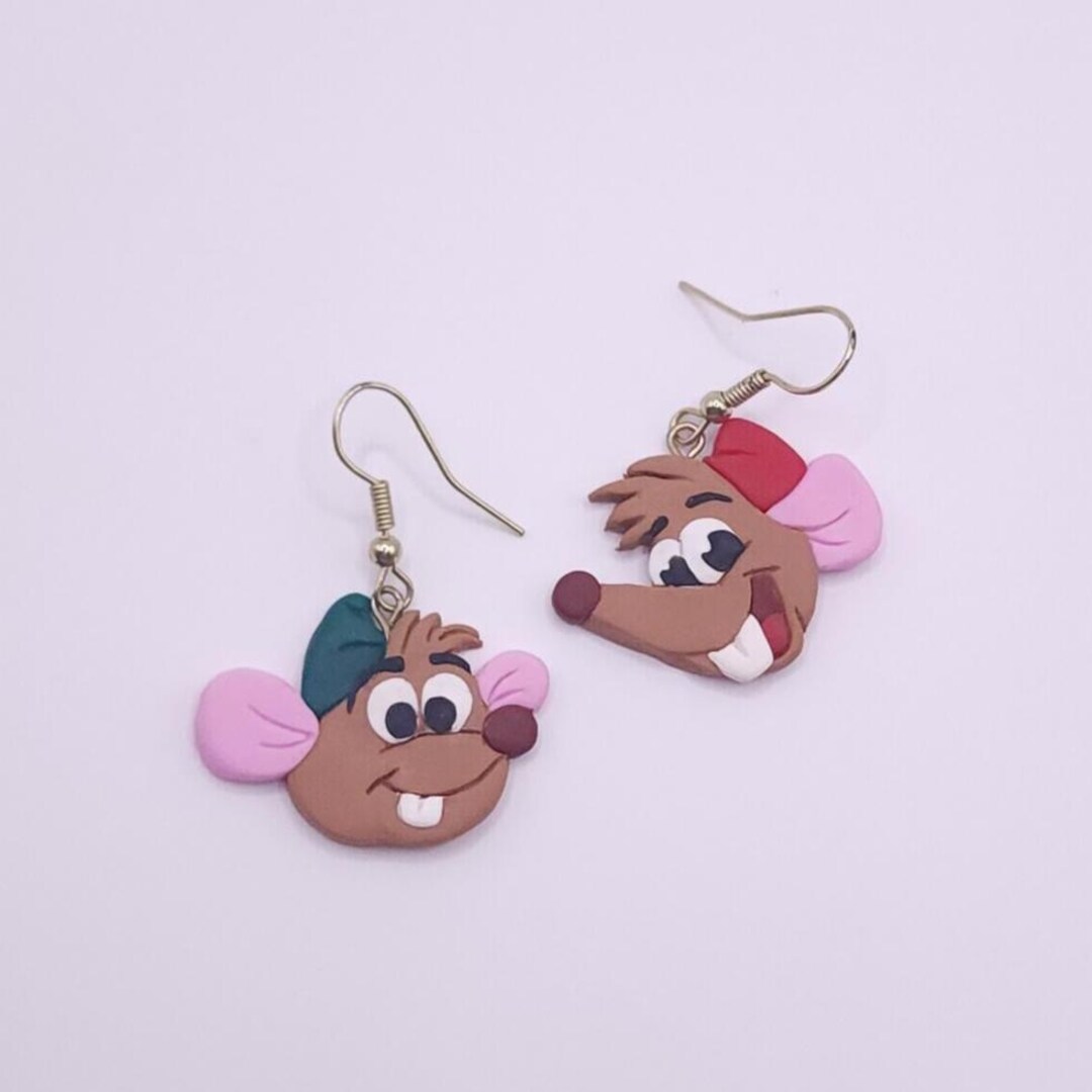 Jaq and Gus Mice Earrings - Cinderella Inspired Jewelry - Made to Order ...
