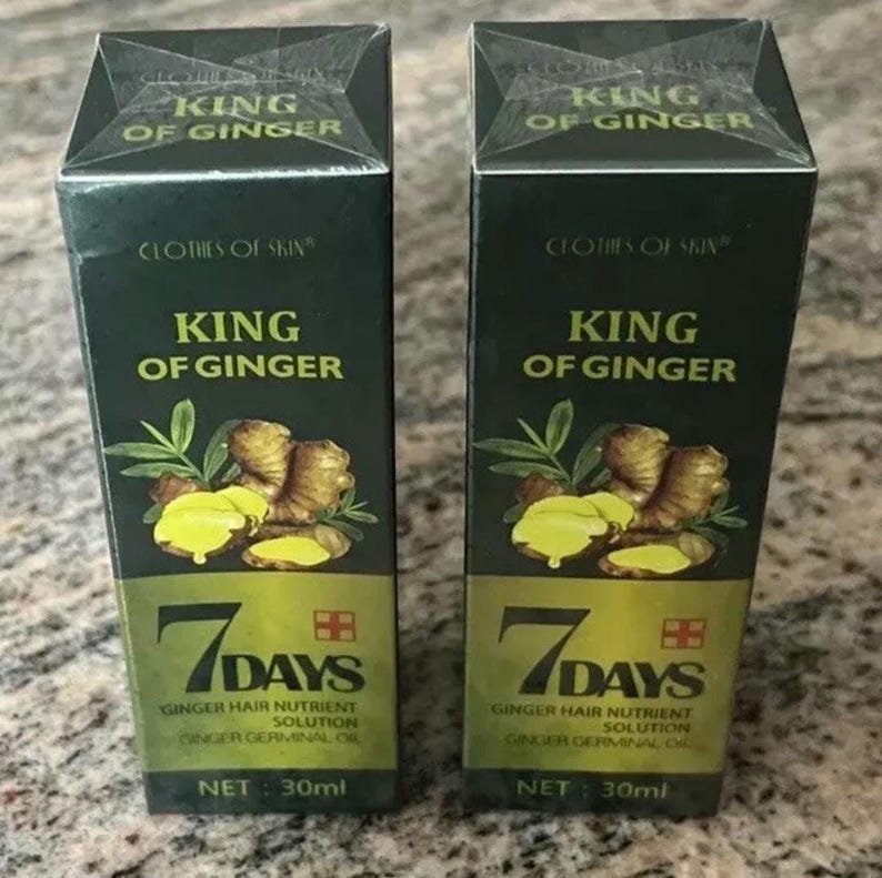 2pcs Lots King of Ginger 7days Ginger Hair Growth - Etsy