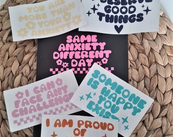 Affirmations for Self-confidence Affirmation Stickers - Etsy