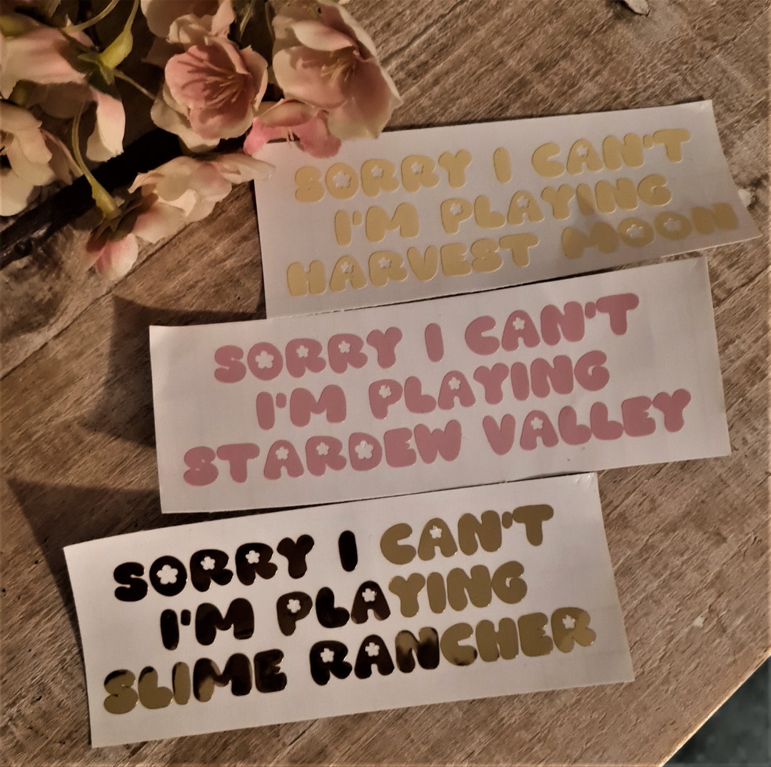 Stickers for Gamers Stickers Harvest Moon the Sims Animal - Etsy