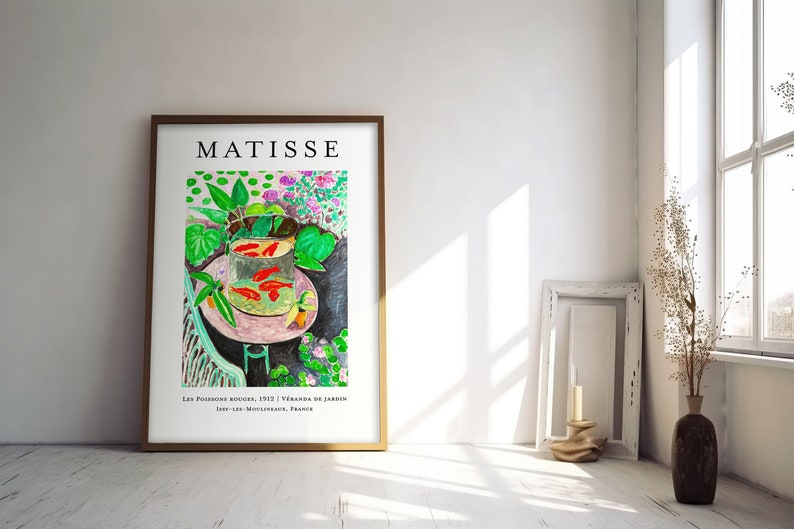 Henri Matisse | Les Poissons Rouges (the Goldfish) Printable Wall Art ...