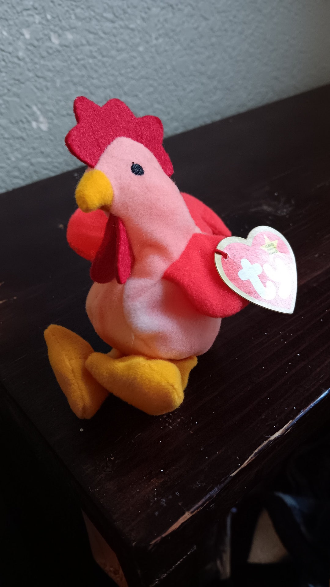 Strut the Rooster Vintage TY Teenie Beanie Baby - Etsy