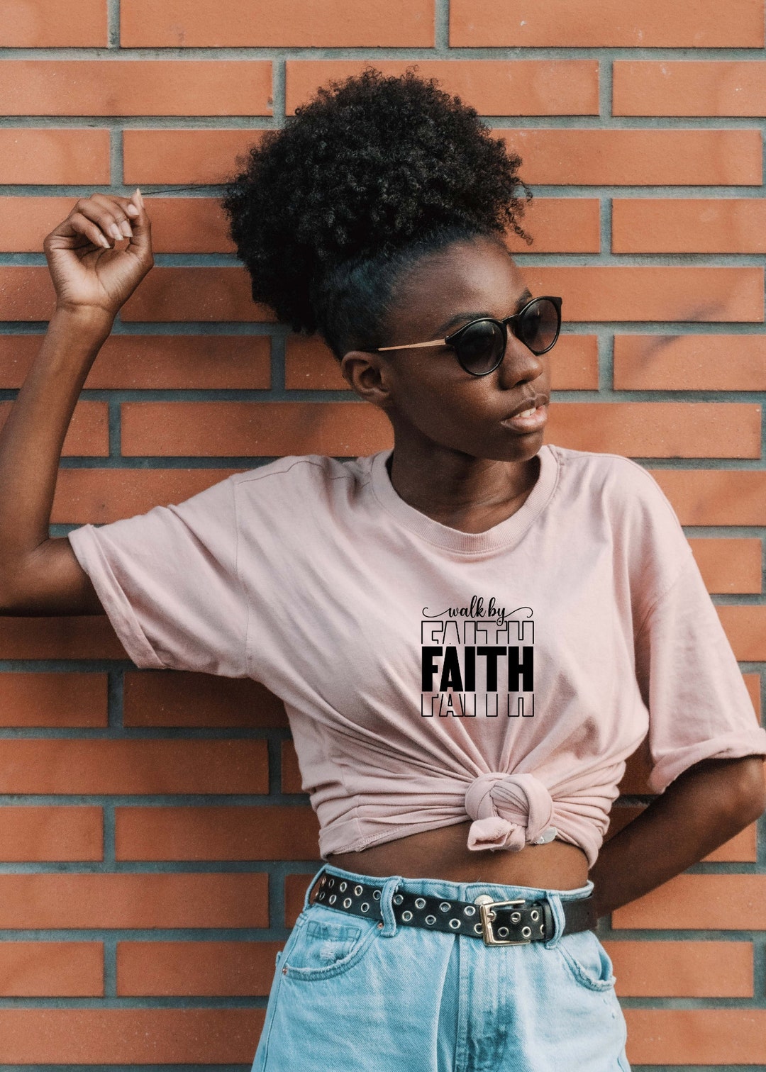 Walk by Faith - Inspirational - Ai, Png, Dxf, Eps, Svg Files - Etsy