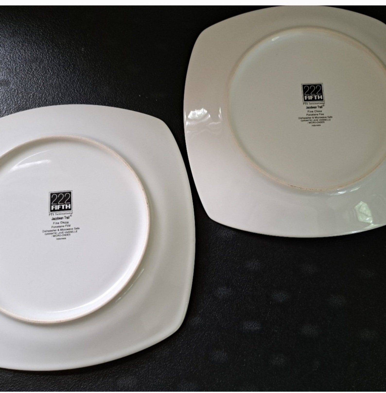222 Fifth Jacobean Trail Mug and Salad/dessert Plate, Set of 2 - Etsy