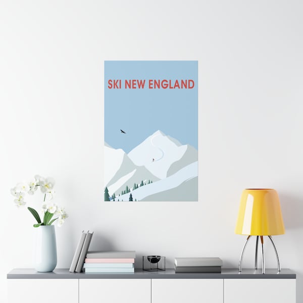 New England Poster - Etsy