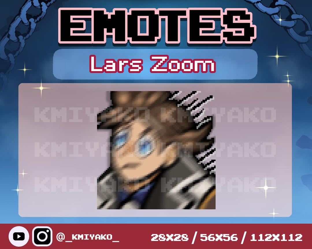 Tekken 8 Lars Zoom Pixel Emote for Twitch/youtube/discord | Twitch ...