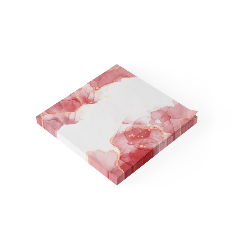 Red Watercolor Design Post-it® Note Pads for Artists - Etsy