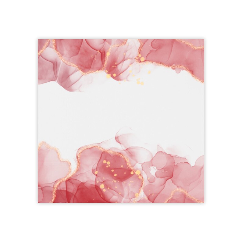 Red Watercolor Design Post-it® Note Pads for Artists - Etsy