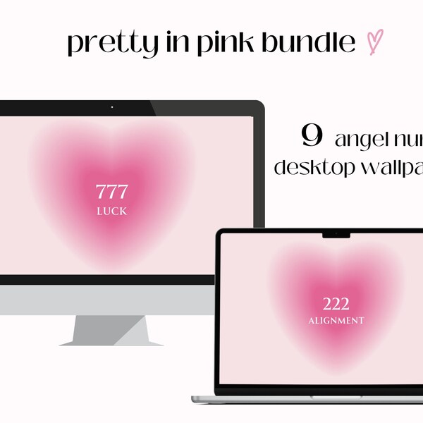 Desktop Wallpapers Angel Number - Etsy