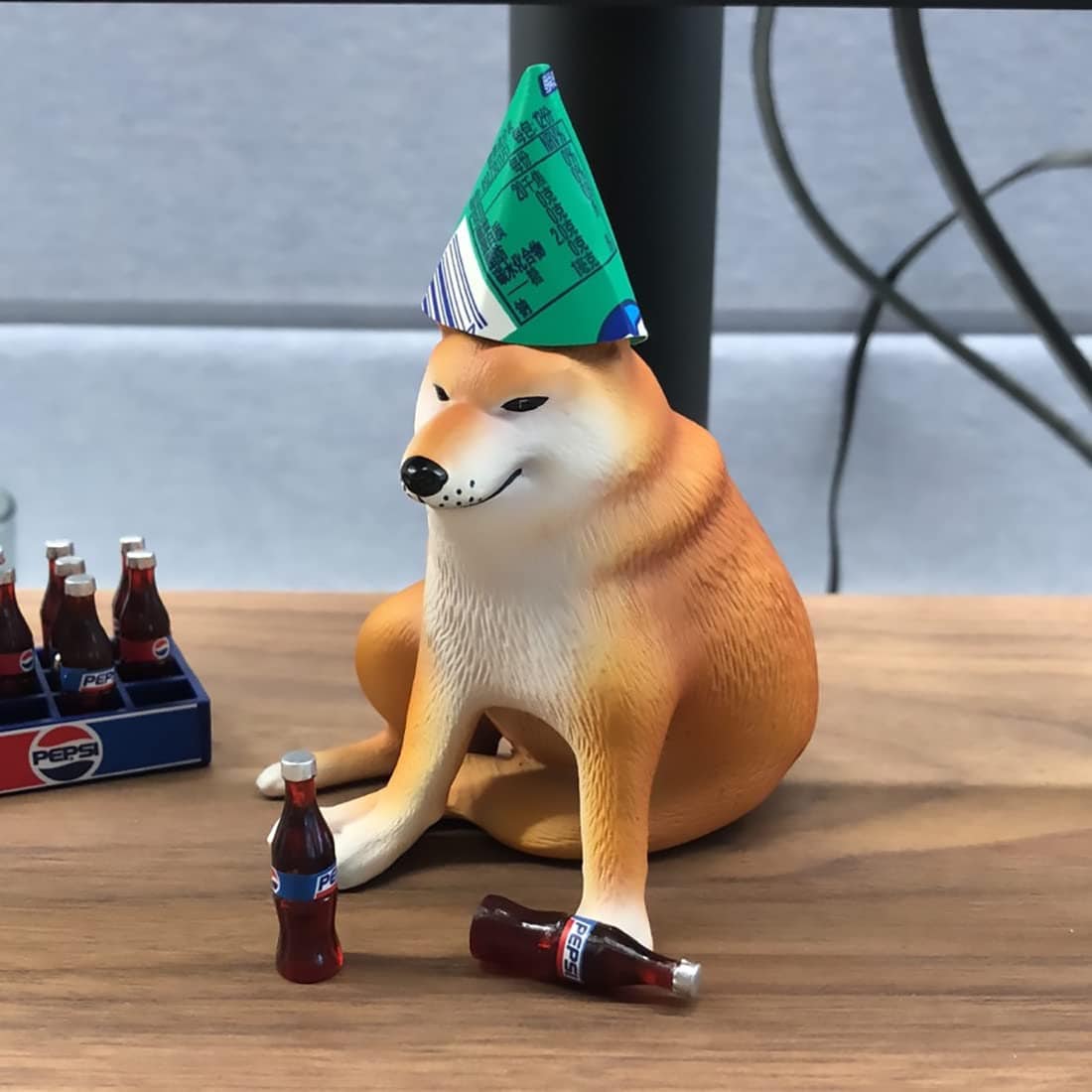 LAIX Doge and Cheems Figure Set, 5.9 doge and 2.75 cheems, Meme Theme ...