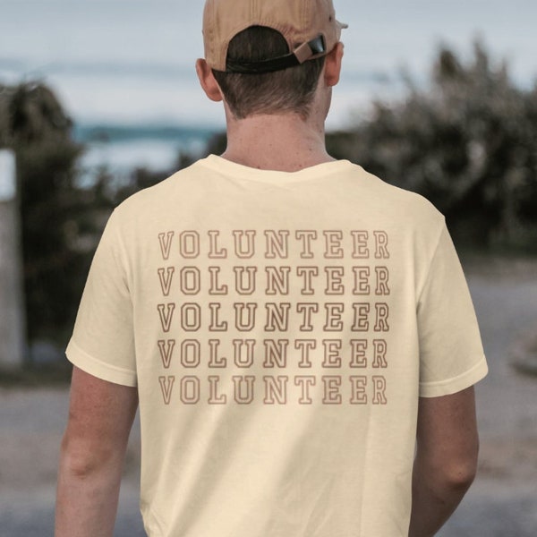 Volunteer Tshirt - Etsy