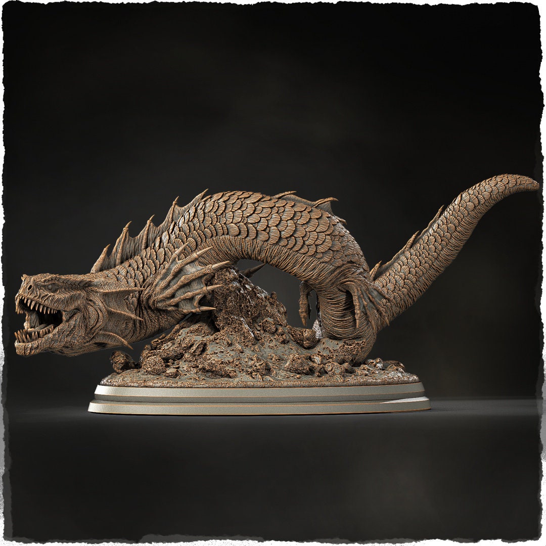 Sea Dragon Miniatures Dnd Statue Collectable High-quality - Etsy