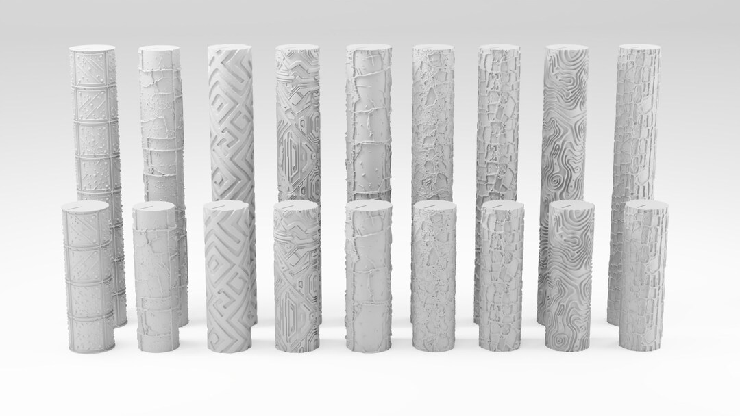 Transform Your Dnd Terrain: 3d-printed Texture Rollers for Ultimate ...