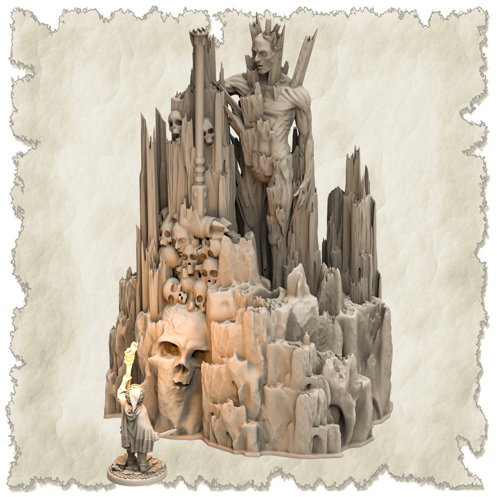 Frost Land Hidden Places 3D Print Dnd Miniature Terrain for Wargaming ...