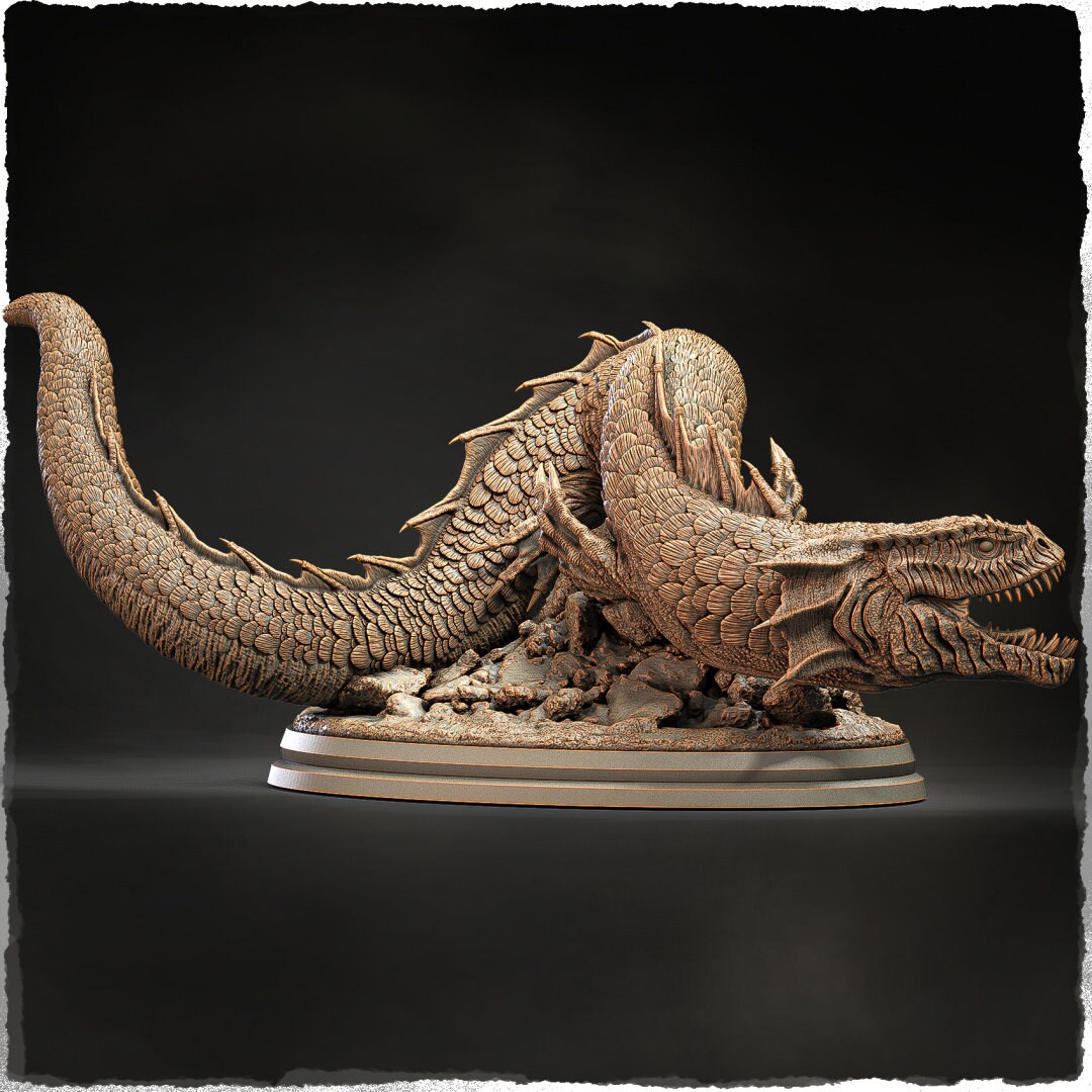 Sea Dragon Miniatures Dnd Statue Collectable High-quality - Etsy