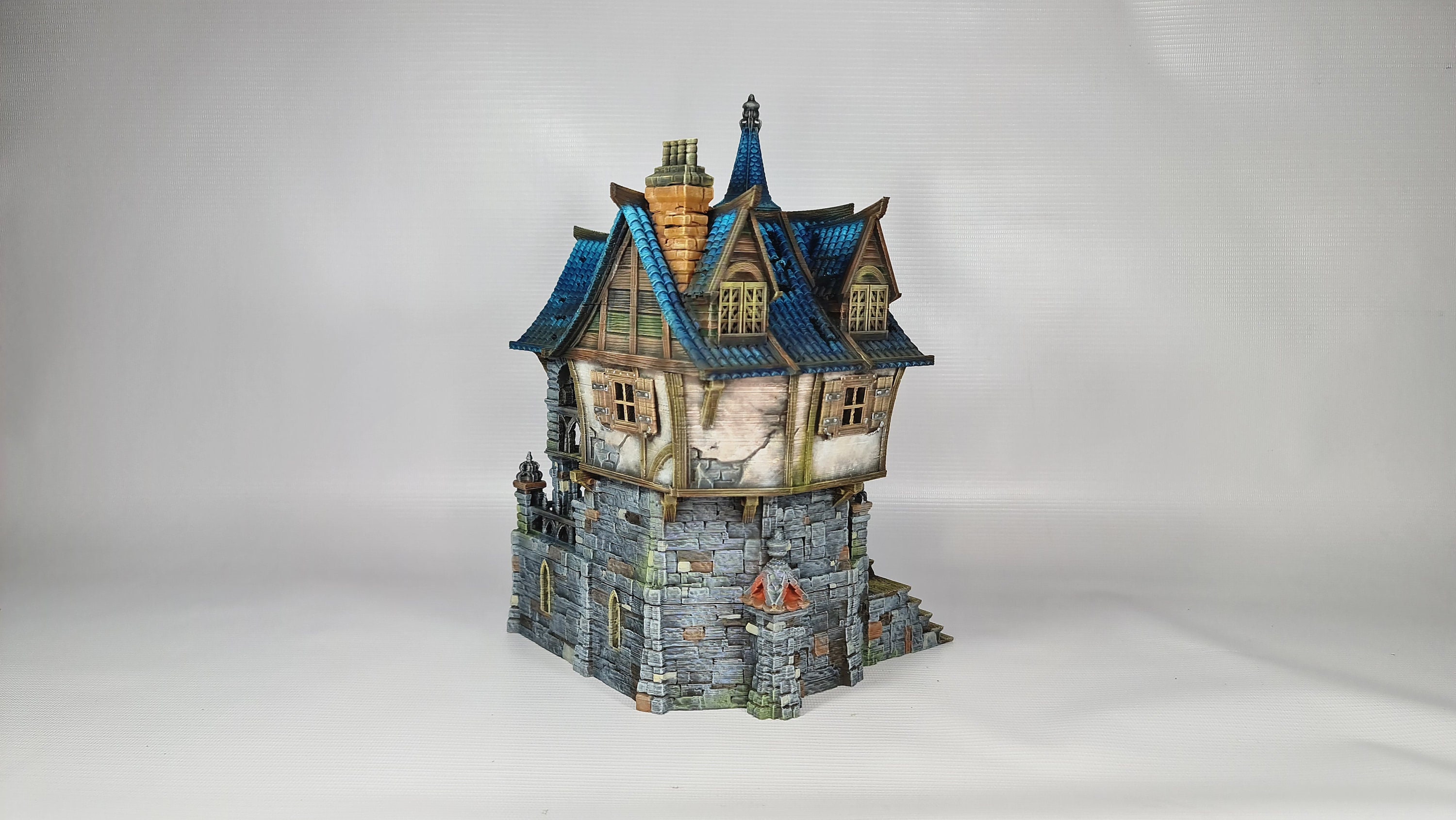 Blackstone House 3D Printed Dnd Miniature Terrain for Wargaming ...