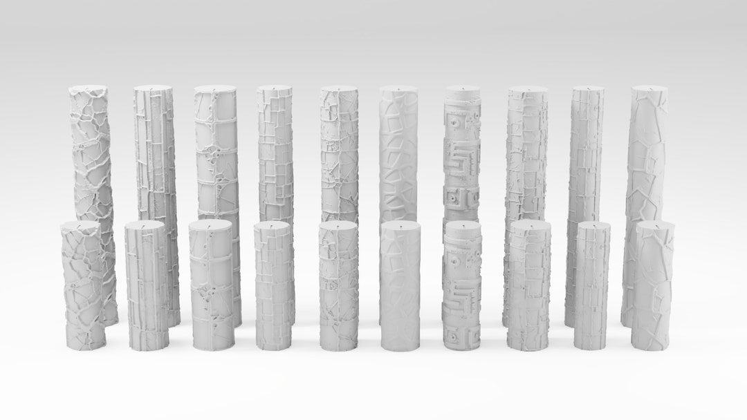 Detailed Dnd Terrain Premium 3d-printed Texture Rollers for Creators Ultimate Crafting Crafts ...