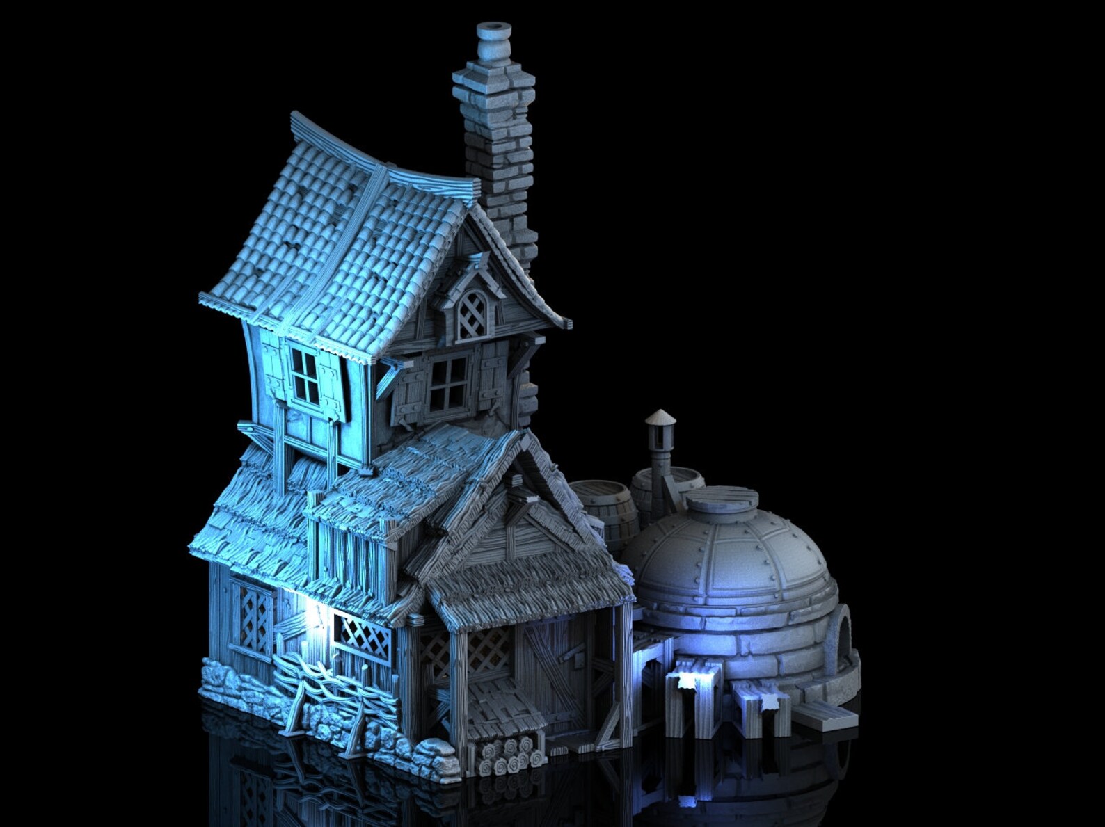 Blackthorn Distillery 3D Printed Dnd Miniature Terrain for Wargaming ...