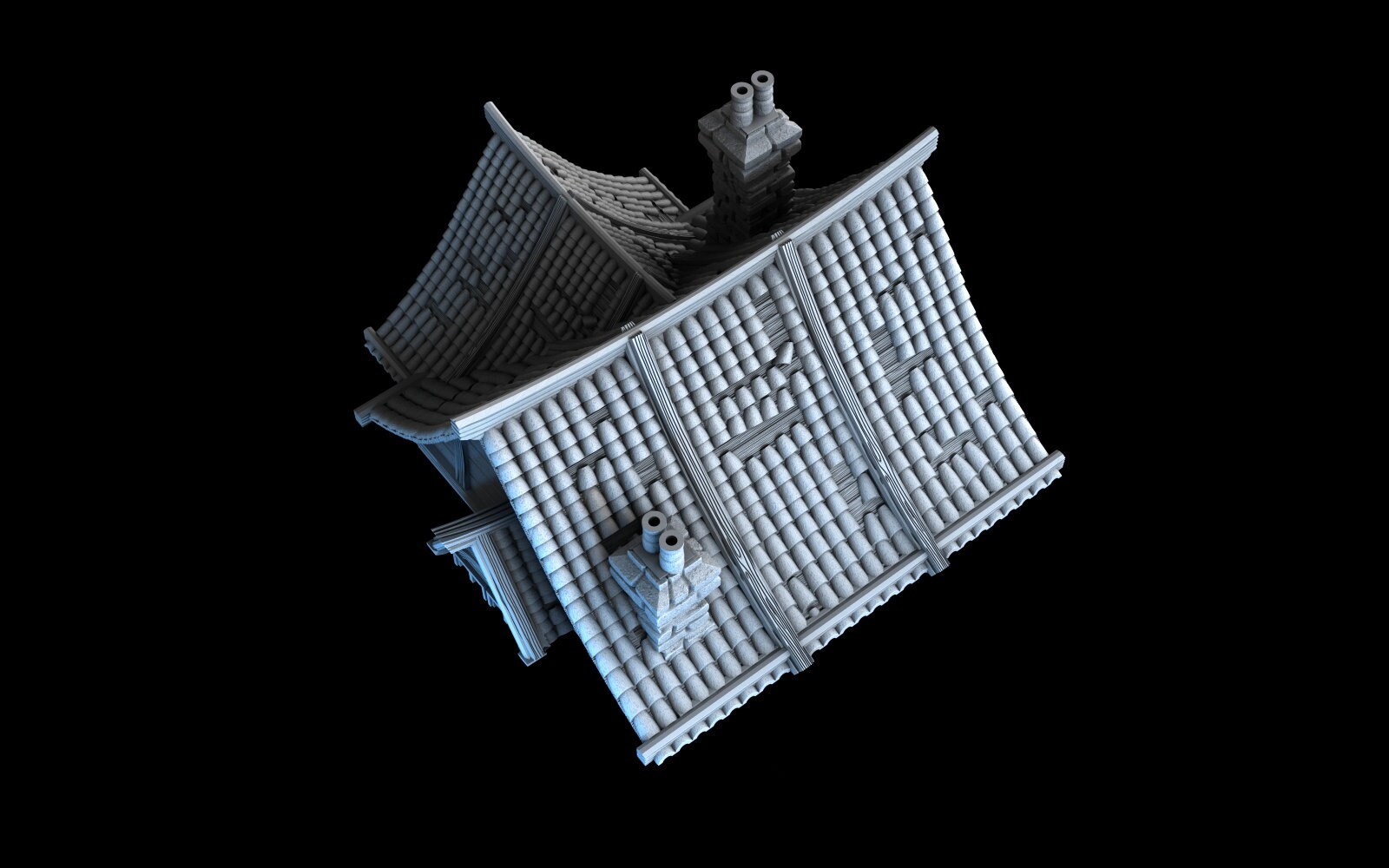 Tombstone Residence House 3D Printed Dnd Miniature Terrain for ...