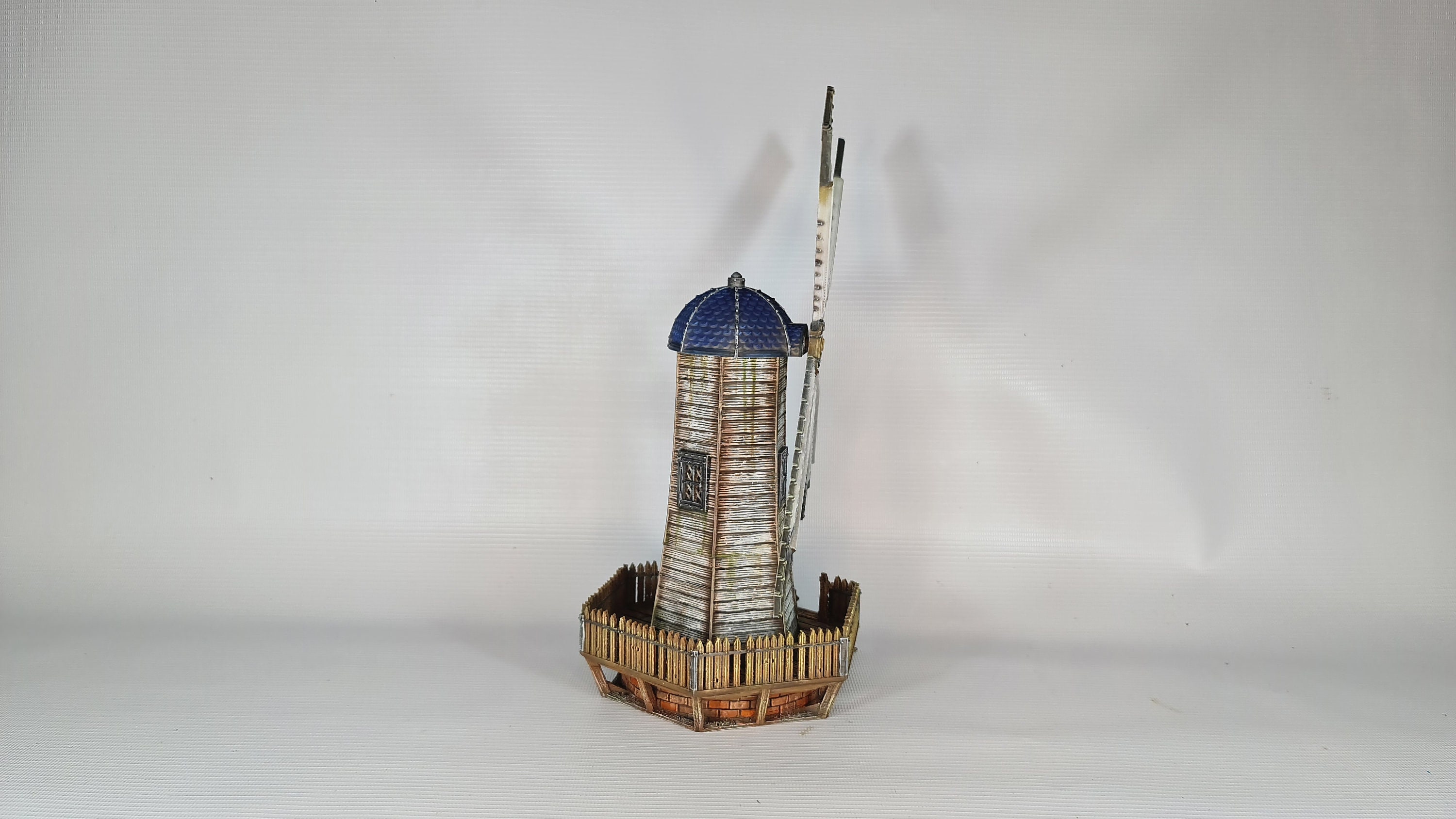 Windmill House 3D Printed Dnd Miniature Terrain for Wargaming Medieval ...