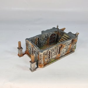 Dunsworth House 3D Printed Dnd Miniature Terrain for Wargaming Medieval ...