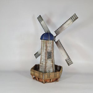 Windmill House 3D Printed Dnd Miniature Terrain for Wargaming Medieval ...