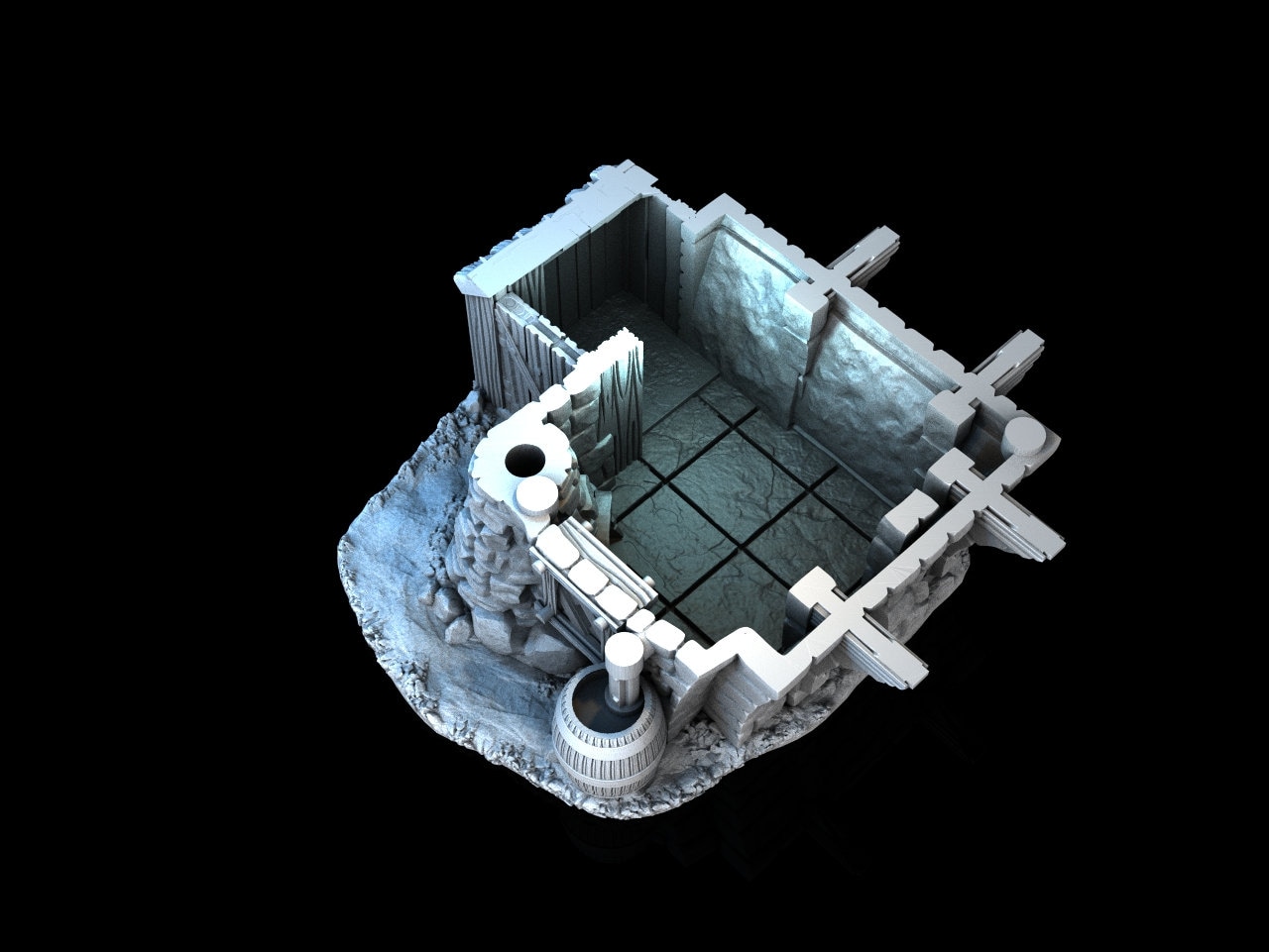 Elderberry Cottage House 3D Printed Dnd Miniature Terrain for - Etsy