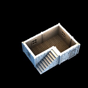 Greendale House 3D Printed Dnd Miniature Terrain for Wargaming Medieval ...