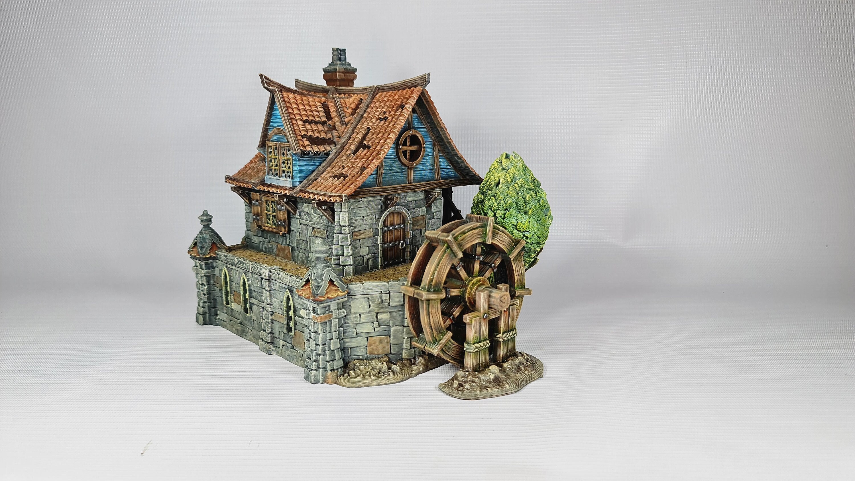Watermill House 3D Printed Dnd Miniature Terrain for Wargaming - Etsy