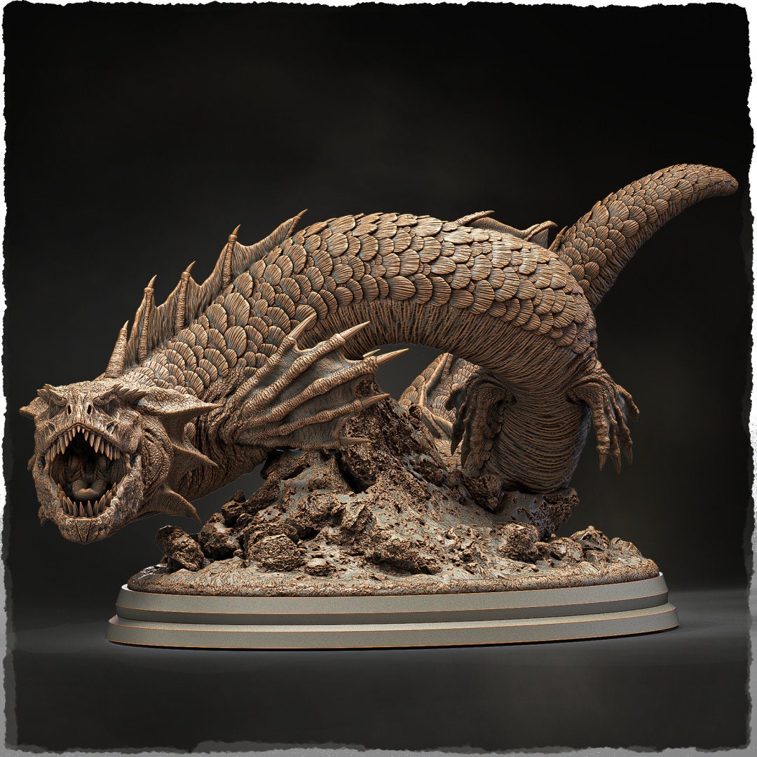 Sea Dragon Miniatures Dnd Statue Collectable High-quality Resin Replica ...