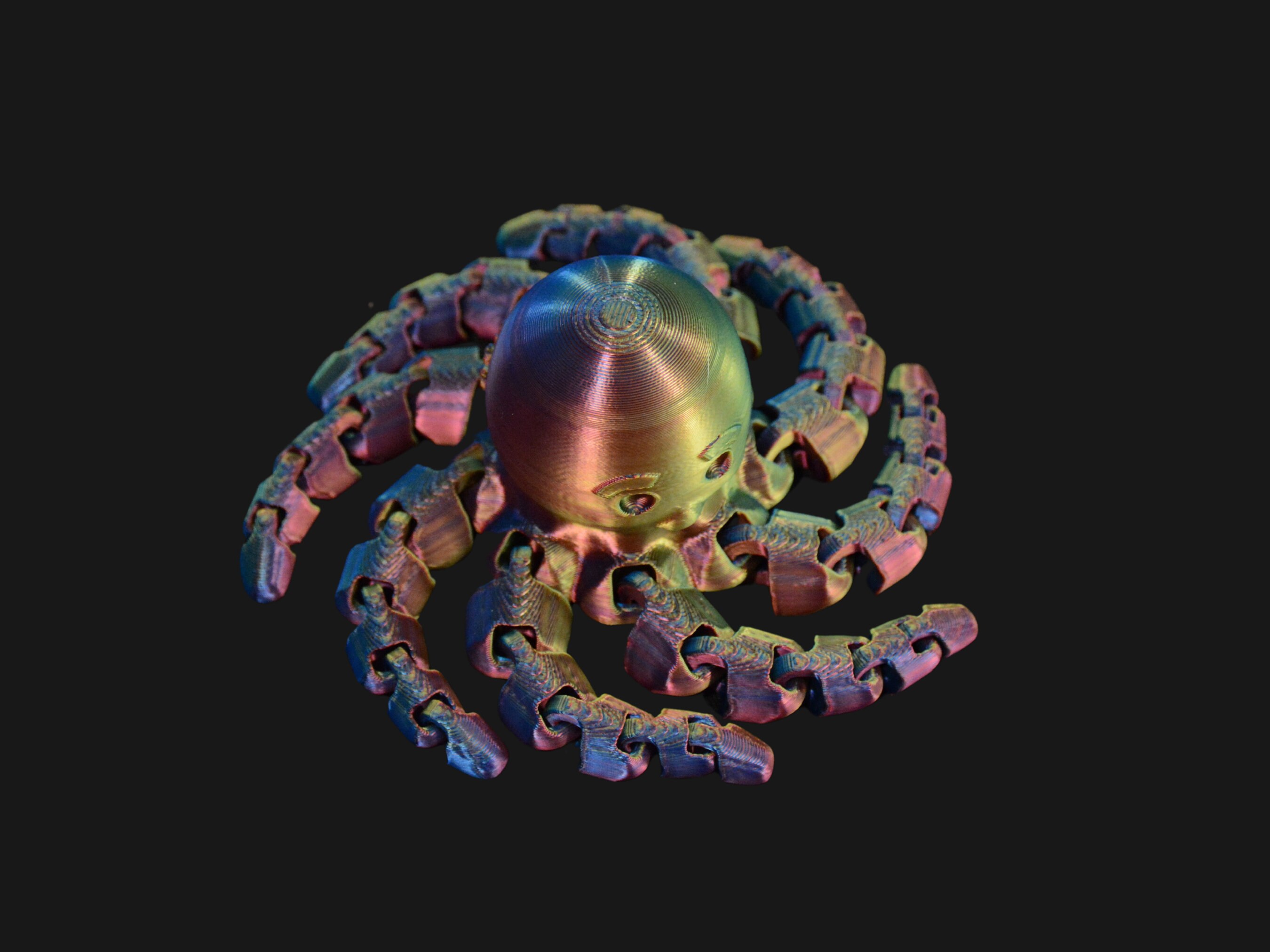 3D Printed Octopus, Articulated Octopus, Octopus Toy, Octopus Party ...