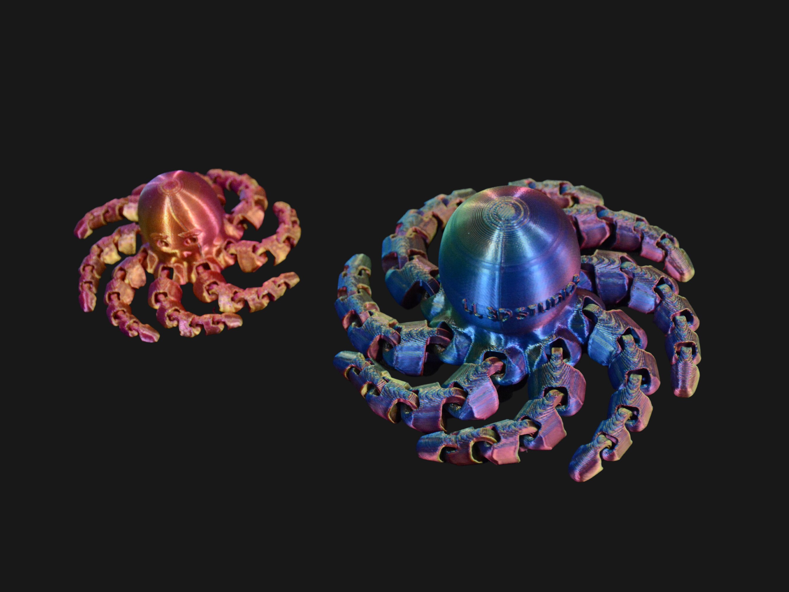 3D Printed Octopus, Articulated Octopus, Octopus Toy, Octopus Party ...